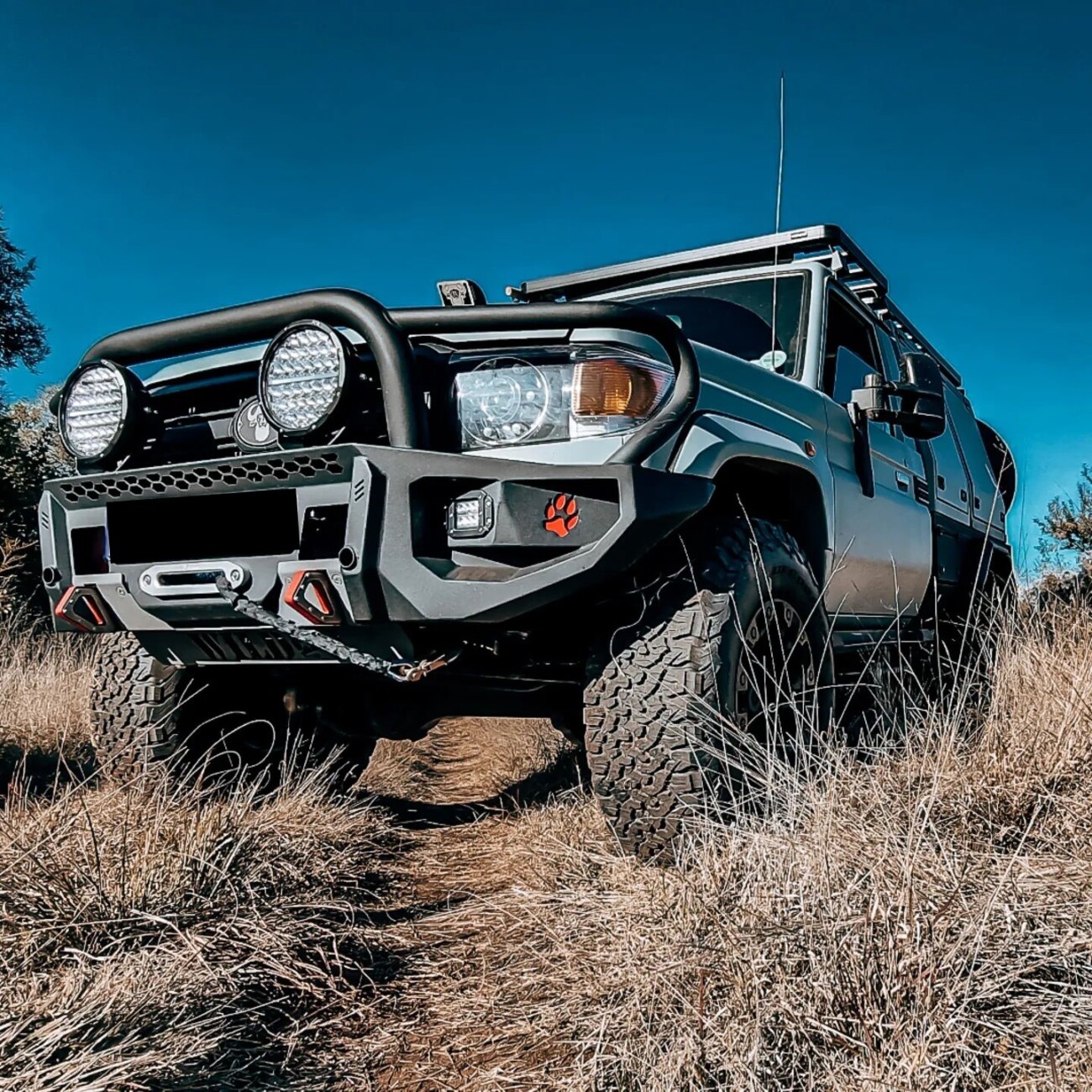 Buffelsfontein Hunter Front Bumper (welded on) for Toyota LC76-79 – Jsm 4×4