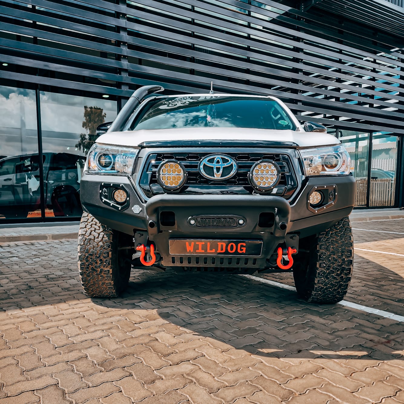 Dakar/Rocco Front Bumper 2018+ (Nudge incl) for Toyota Hilux Revo GD6 ...